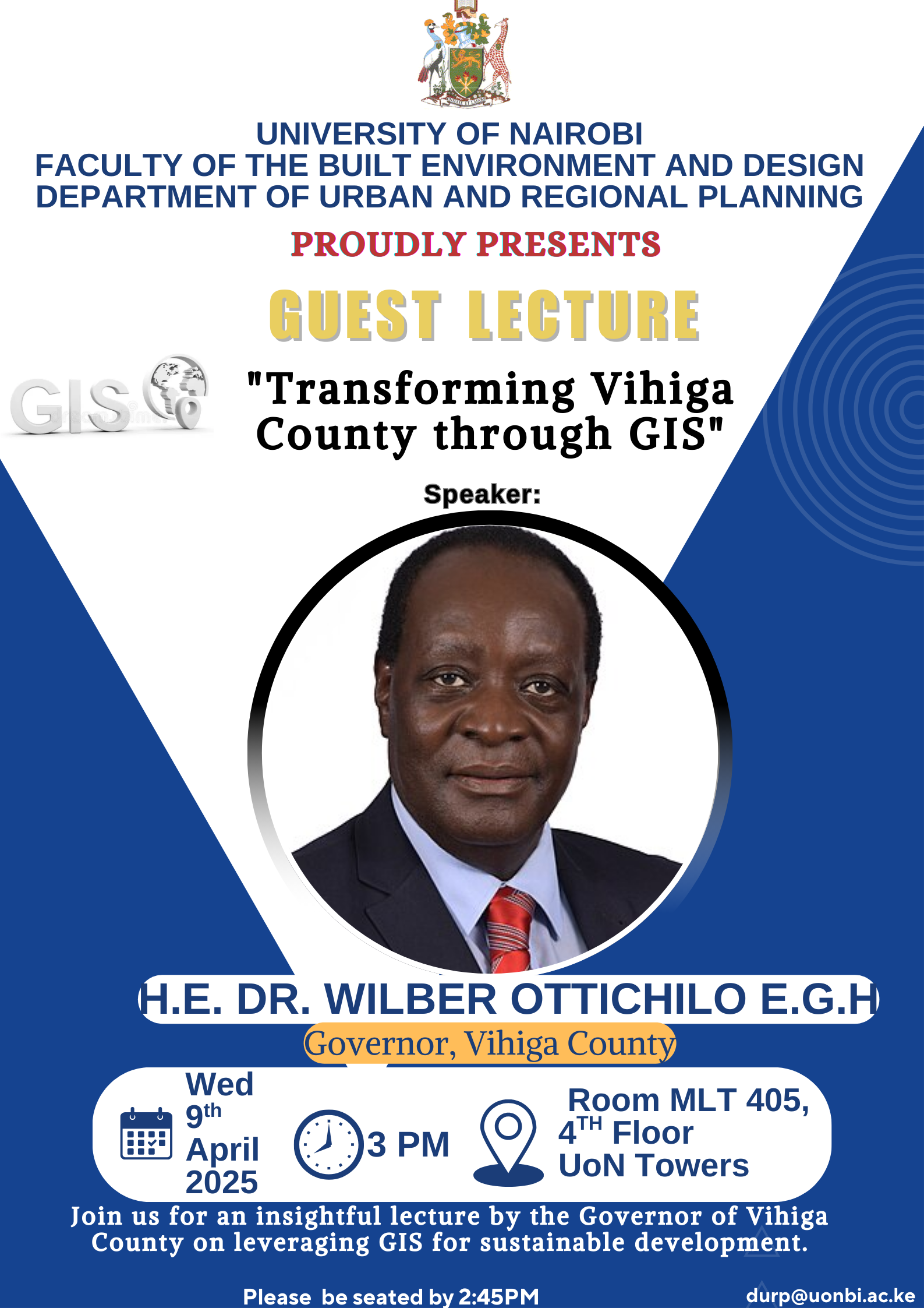 Discover How GIS is Powering Change: A Public Lecture by H.E. Dr ...